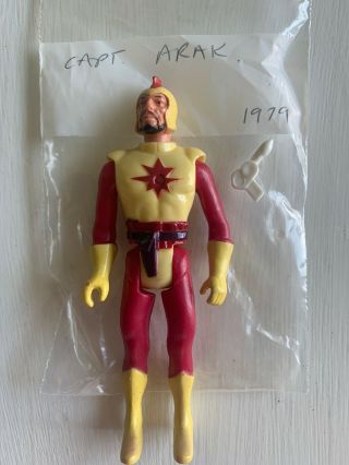 Vintage 1979 Mattel Flash Gordon Captain Arak Action Figure | #9258157