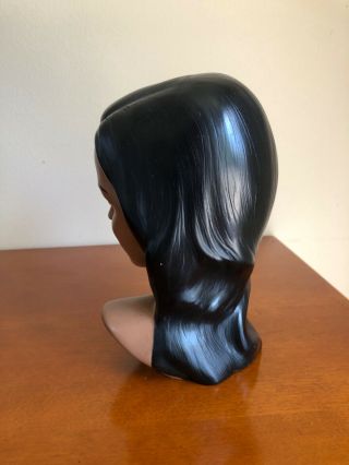 Vintage Mid Century Hawaiian Polynesian Woman Bust Statue | #7094046
