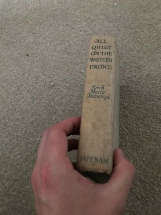 Vintage All Quiet On The Western Front Erich Maria Remarque Book | #7405877