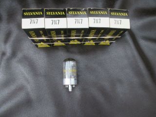 6 NOS NIB Sylvania 7F7 Audio Radio Tubes | #7506220