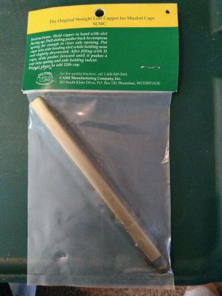Ted Cash Brass Straight Line Capper For Musket Caps Old Stock | #7546358