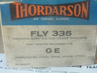NOS Thordarson FLY 335 Flyback Transformer TV Old High Voltage ...