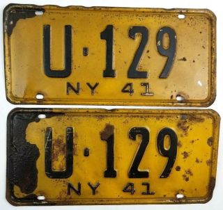 York 1950 Old License Plate Garage Antique Car Auto Tag Man Cave Bar ...