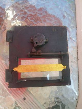 US Postal Service Post Office Box Door W Combination Lock Vintage ...