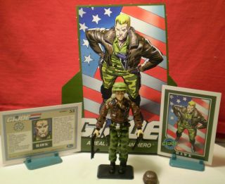 1986 GI JOE GENERAL HAWK V2 100 COMPLETE WITH FILE CARD | #69391225