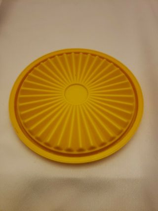 VINTAGE TUPPERWARE 812 Yellow Servalier REPLACEMENT Lid Seal 5” ROUND ...