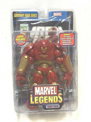 Marvel Legends Hulk Buster Iron Man Legendary Rider Series Toy Biz ...