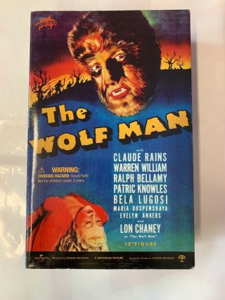 2001 Universal Monsters Sideshow Toys The Wolf Man 12 " Action Figure ...