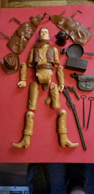 Vintage Marx Johnny West Action Figure With Accessories | #52297525