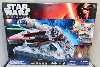 Star Wars Force Awakens Battle Action Millennium Falcon W/ Finn ...