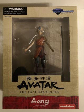 Diamond Select Avatar The Last Airbender Aang Avatar State Action ...