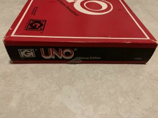 Deluxe Uno 1978 Vintage Card Game With Instructions And Paperwork ...