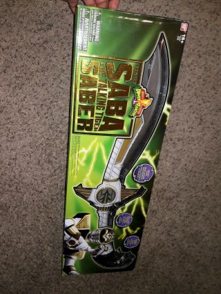 Power Rangers White Ranger Legacy Saba Sword | #30969545