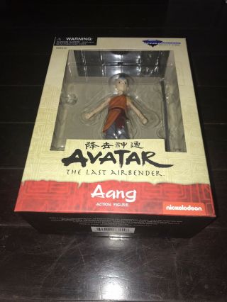 Diamond Select Avatar The Last Airbender Aang Avatar State Action ...