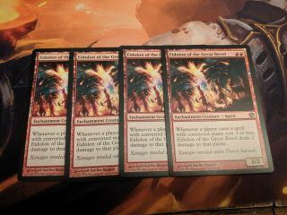 MTG 4x Japanese Eidolon Of The Great Revel Journey Into Nyx Magic ...