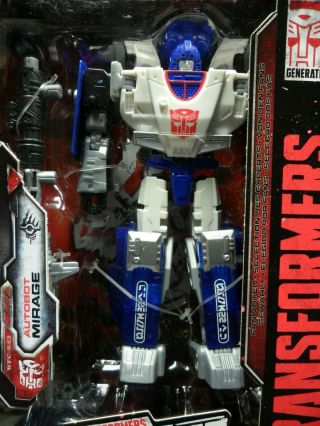Transformers Mirage Deluxe Class Generations War For Cybertron Siege ...