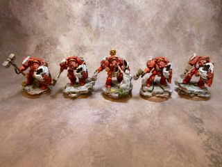 Blood Angels: TERMINATOR ASSAULT SQUAD Space Marines Warhammer 40K ...