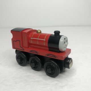 Thomas The Train James Engine Wooden Railway Toy Learning Curve | #21161477