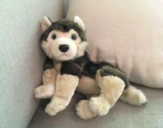NWOT 2003 Ty Classic Beanie Baby MUSHER Husky Plush Stuffed Dog Fast ...
