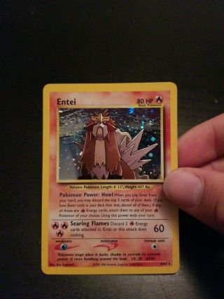 Pokemon - Entei - 6/64 JAPANESE Neo Revelation Holo Rare - Light Play ...