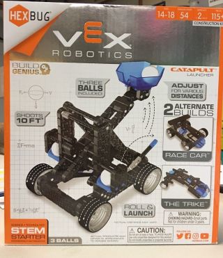 VEX ROBOTICS CATAPULT LAUNCHER By HEXBUG Construction Kit Kids Fun ...